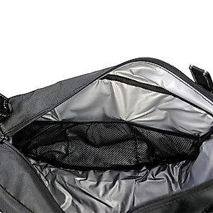 ROMIRUS Insulated Stroller Organizer, Side Sling Stroller Saddle Bag, Black