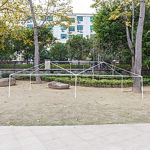 OxiQmart 10x20' Outdoor Canopy Party Wedding Tent Gazebo Pavilion w/4 Side Wall-2 Doors