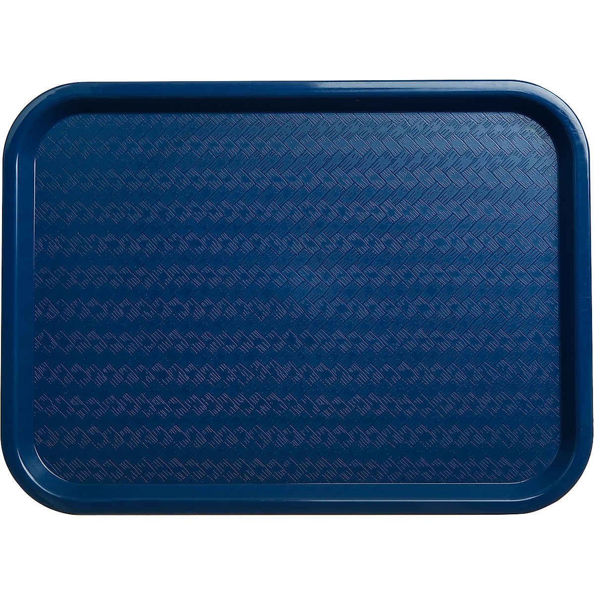 CFS CT121614 Café Standard Cafeteria / Fast Food Tray, 12" x 16", Blue (Pack of 2)