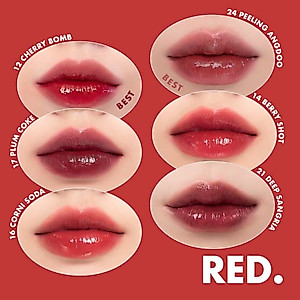 rom&nd Juicy Lasting Tint 25 BARE GRAPE I Juicy & Glossy Finish, Long-lasting, MLBB, moisturizing, Highly-Pigmented, Clear & Natural Makeup, Lip Tint Daily, K-beauty, 5.5g / 0.2 oz