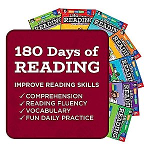 180 Days of Reading: Grade 1 - Daily Reading Workbook for Classroom and Home, Sight Word Comprehension and Phonics Practice, School Level Activities Created by Teachers to Master Challenging Concepts