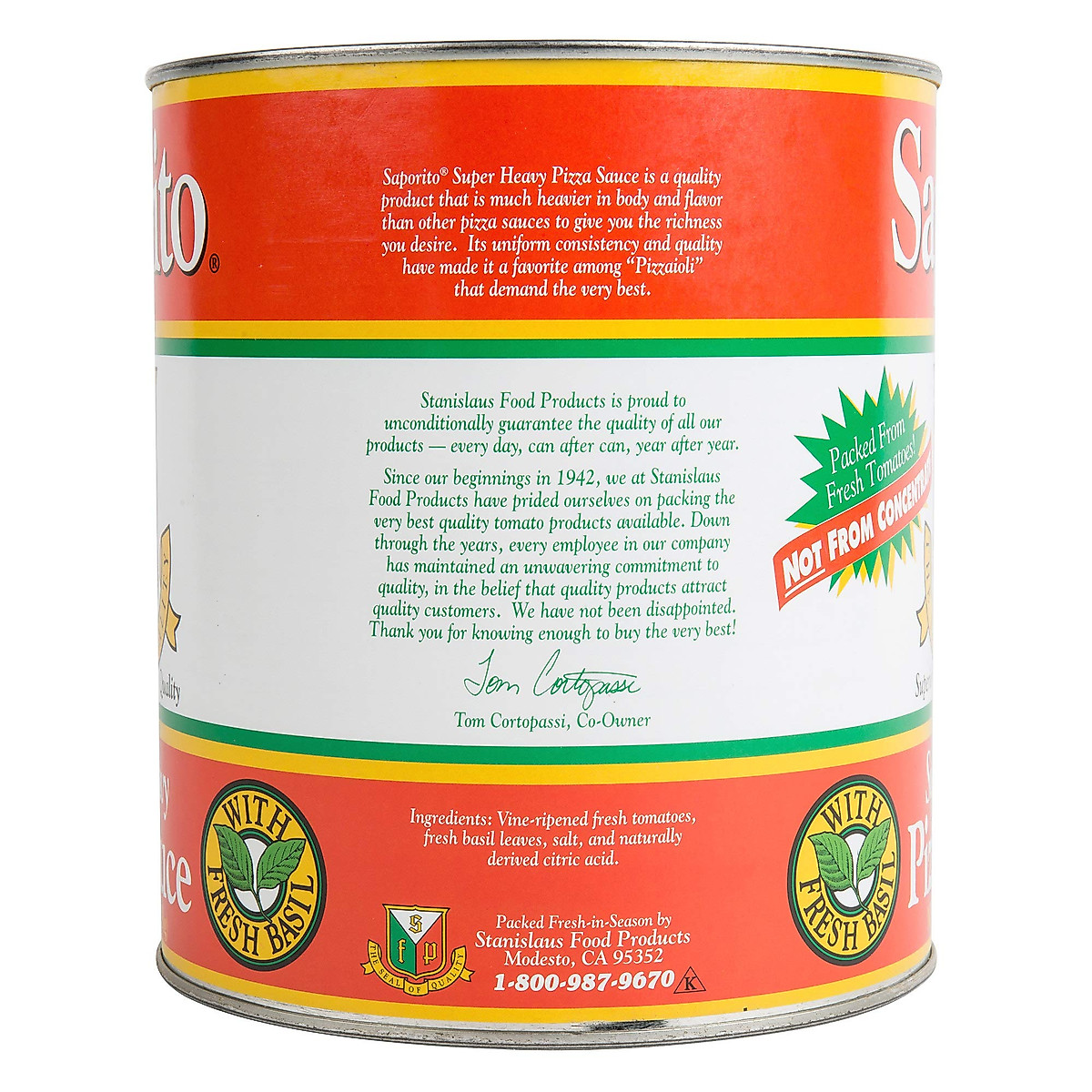 Saporito Pizza Sauce #10