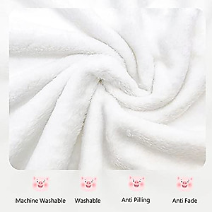 Parrot BEEK Pig Blanket Pig Gifts for Women Pig Lovers, Pink Pig Blankets for Kids, Cozy Warm Cute Animal Flannel Throw Blankets for Couch Sofa Living Room Decor 50x40 Inch