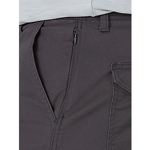 Lee Men's Extreme Motion Twill Cargo Pant Charcoal 38W x 32L