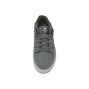 Supra Vaider Low Cross Men's Sneaker (8.0 D(M) US) Grey/White