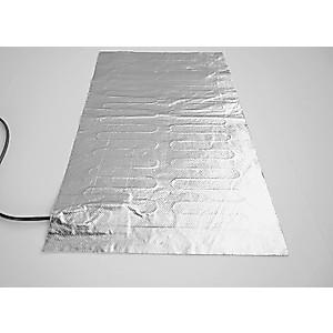 23"x14" Food Delivery Heater Pad for Bag Car 12v. DC Pizza Warmer for Belleford, Herculean, BlueVoy, Kibaga, NZ Home, Rubbermaid fits 23"x14"x15", (23"x14") Homevative (Silver, 23"x14")