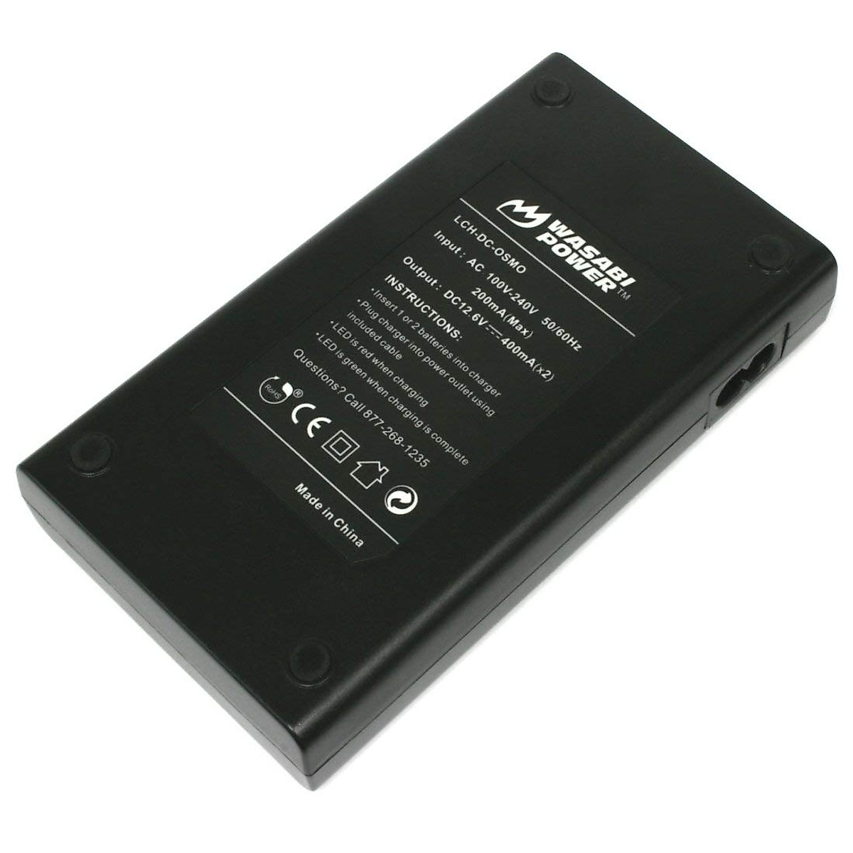 Wasabi Power DJI Osmo Intelligent Battery (2-Pack) and Dual Charger for DJI Osmo, Osmo Mobile, Osmo+