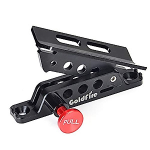 Quick Release Aluminum Fire Extinguisher Holder Mount Bracket Roll Bar Mount Bottle Holder Adjustable for Wrangler TJ JK JL JKU UTV Polaris RZR Ranger (Black)