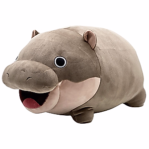 Plush Toys, Cute Stuffed Animals Pillow, 2024 Hippo Plushies Soft Plush Toy for Kids Fans