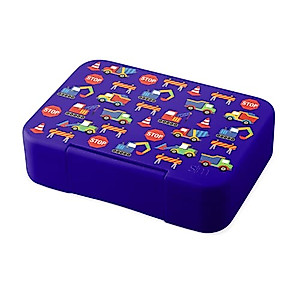 Simple Modern Bento Lunch Box for Kids | BPA Free, Leakproof, Dishwasher Safe | Lunch Container for Boys, Toddlers | Porter Collection | 5 Compartments | Under Construction