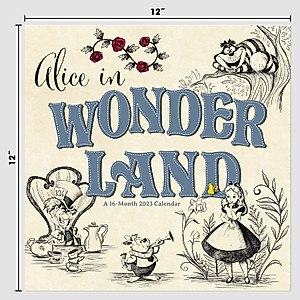 2023 Disney Alice and Wonderland Wall Calendar