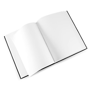 Pentalic Sketch Book, Hardbound, 8-1/2-Inch by 11-Inch