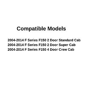 OEM Sliding Back Glass Back Slider Window Compatible With Ford F150 Pickup 2004-2014 Models