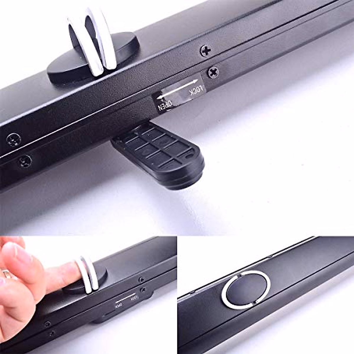 Cocar 50" Portable Projection Screen for Mini/Professional LED/LCD/DLP Projector Self Standing Pull-Out Style Indoor Outdoor Home Cinema Meeting - 4:3/16:9