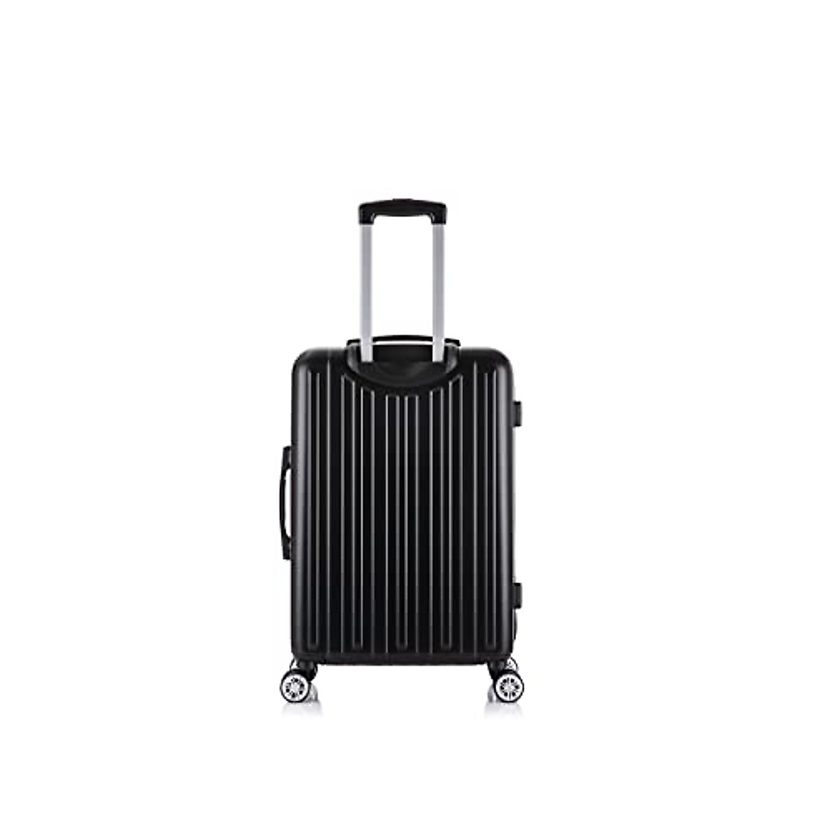 Rockland Paris Hardside Luggage with Spinner Wheels, Black, 3-Piece Set (20/24/28)