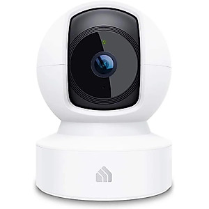 Kasa Indoor Pan/Tilt Smart Security Camera, 1080p HD Dog Camera 2.4GHz with Night Vision, Motion Detection for Baby and Pet Monitor, Cloud & SD Card Storage, Works with Alexa & Google Home (EC70)