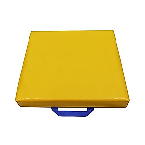 Factory Direct Partners 12270-133 SoftScape 12" Square Toddler Floor Cushions with Handles for Kids (5-Piece) - Multicolor