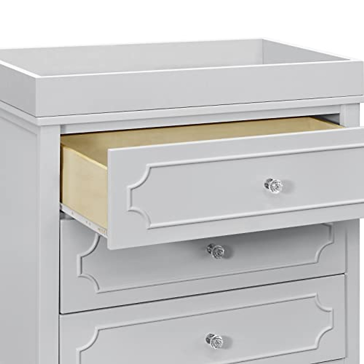 DaVinci Chloe Regency 3-Drawer Dresser In Fog Grey