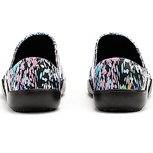 Anywear Journey Nurse Shoes Injected Molded EVA Slip-On Garden Shoes, Chef Shoes, 8, True Colors