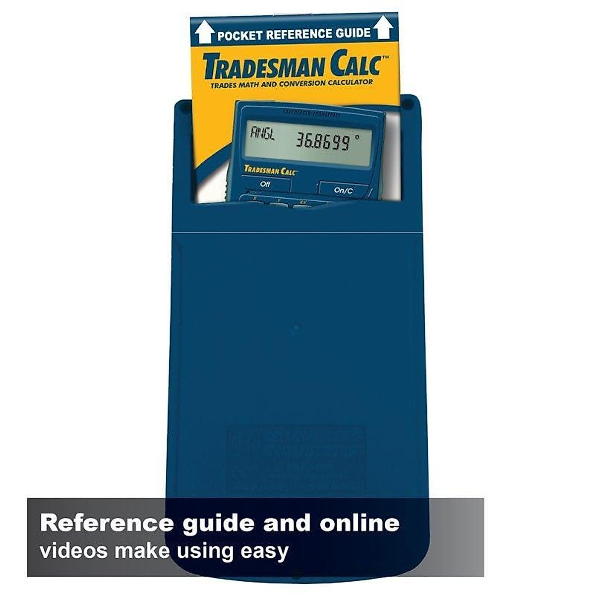 Calculated Industries 4400 TradesmanCalc Technical Trades Dimensional Trigonometry and Geometry Math and Conversion Calculator Tool for Tech Students, Welders, Metal Fabricators, Engineers, Draftsmen