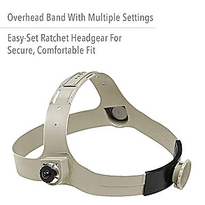 Fibre-Metal by Honeywell Pipeliner Fiberglass Welding Helmet with Ratchet Headgear (110WH), White