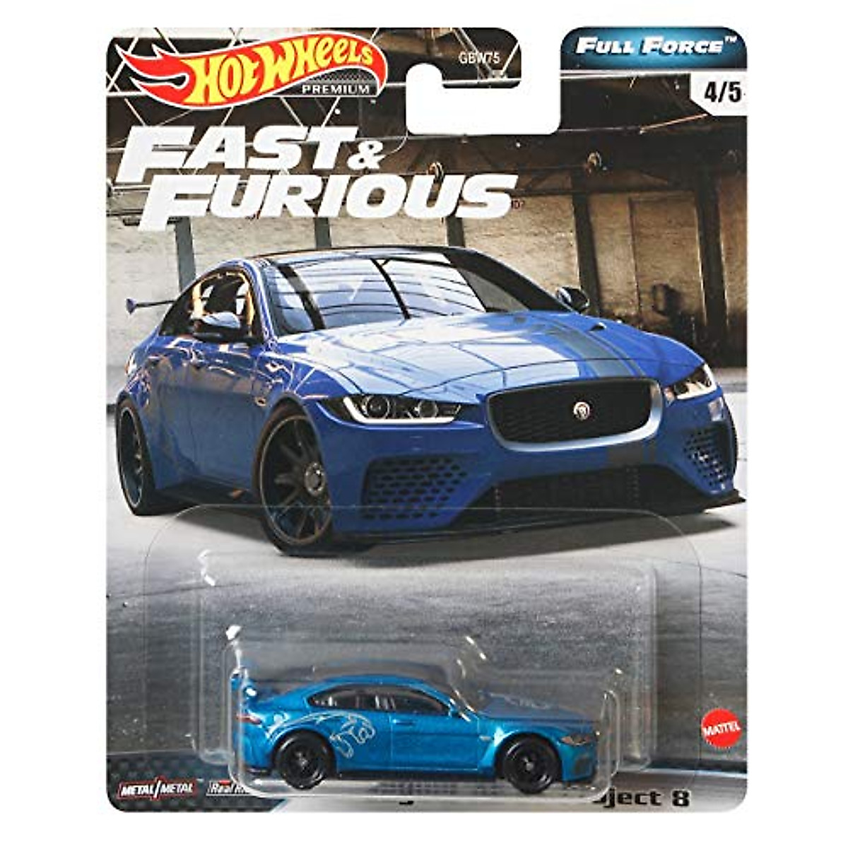 Hot Wheels Fast & Furious: Full Force Re-Release 5 Premium All-Metal Castings Real Riders Wheels in Original Packaging in One Exclusive Bundle Box [Amazon Exclusive]