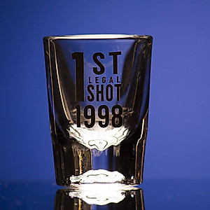 1st Legal Shot Glass (1998 PRINTED)