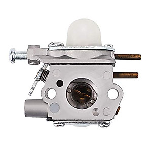 Wellsking Carburetor for Troy-Bilt TB80EC TB32EC YM21CS TB21EC TB22EC TB2040XP TB22 2 Cycle String Trimmer Gas craftsman Weed Eater Whacker 27CC Replacement for # WT-973 MTD 753-06190