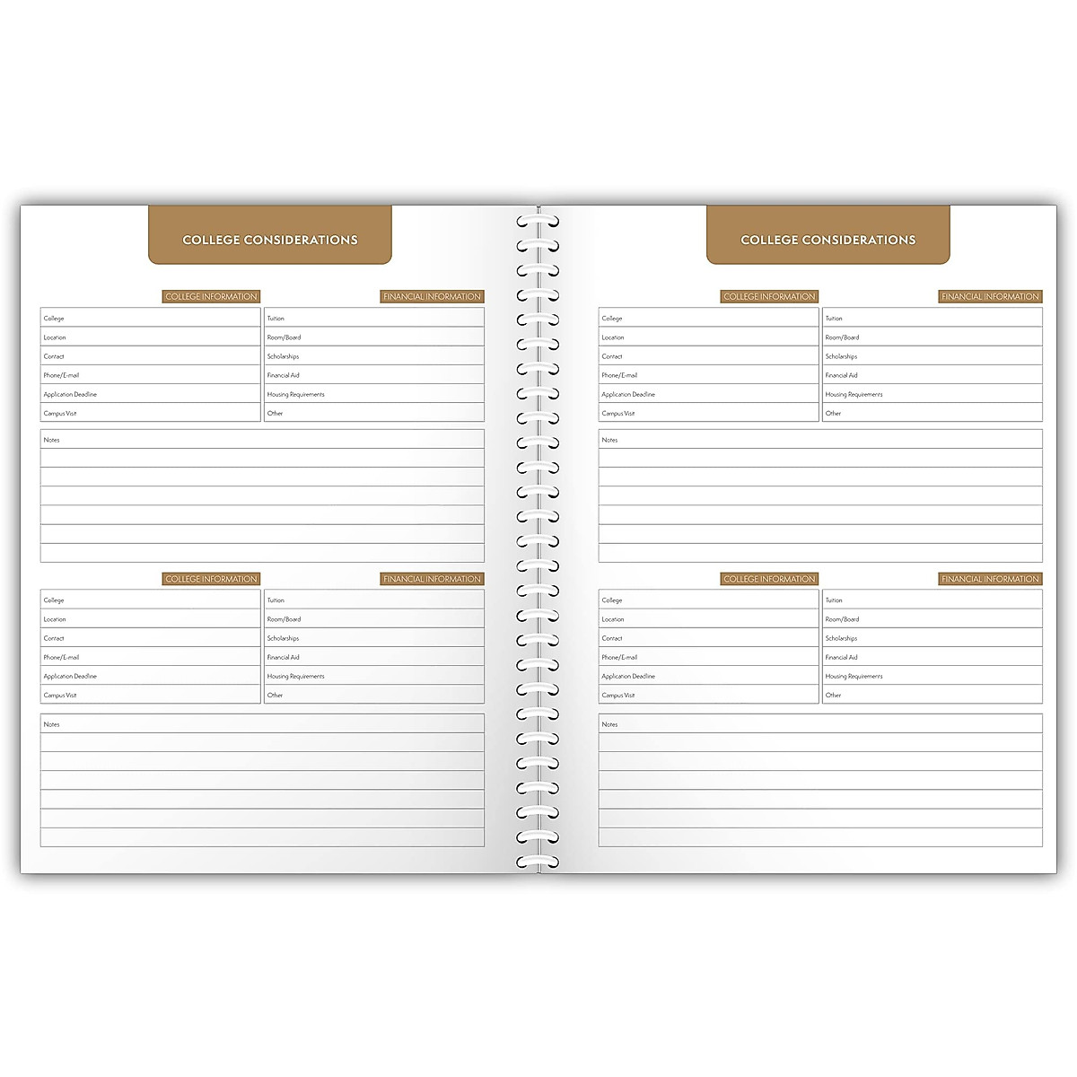 High School 4-Year Planner, 2023-2027 by Well Planned Gal