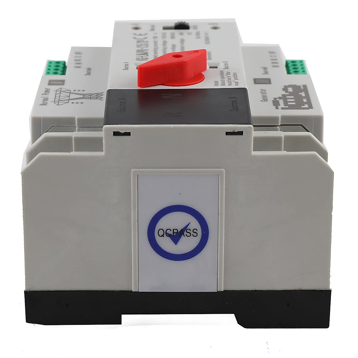 CDZHLTG 2P 100A 110V Dual Power Automatic Transfer Switch Generator Changeover Switch Tools Dual Power Transfer Switch Din Rail Type 50HZ/60HZ