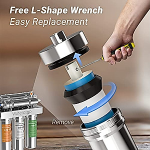 Waterdrop WD-H9-RO Filter, 24-month Lifetime, Replacement for Waterdrop WD-H9 & MB-H9 Reverse Osmosis System