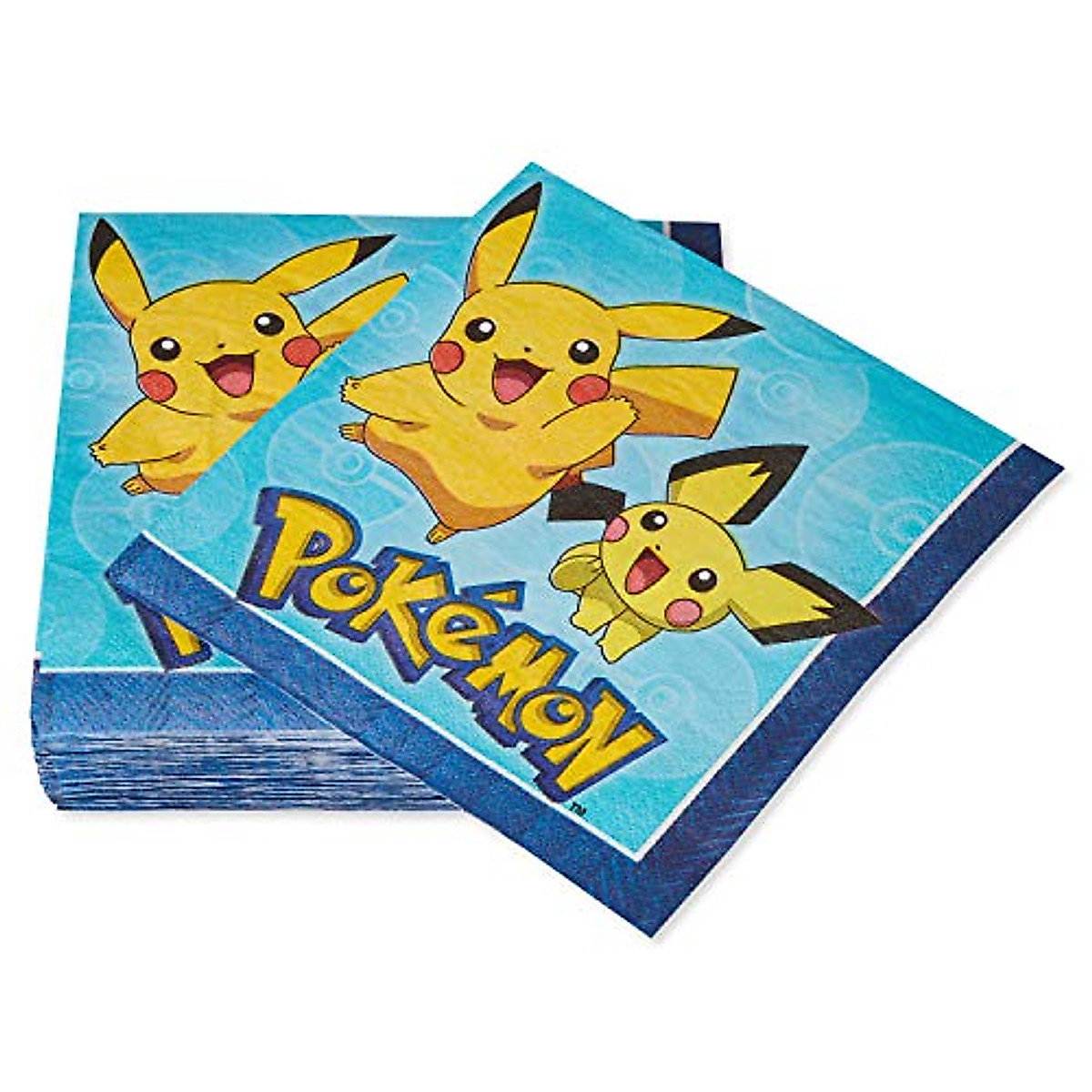 American Greetings Pokemon Party Supplies, Paper Lunch Napkins (48-Count)