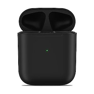 Airpod Charging Case Compatible for Airpods 1&2 Gen,QI Wireless Airpods Charger Case,450mAh Airpod 1st & 2nd Generation Charging Case Replacemen with Bluetooth Pairing Sync Button,No Air Pods Buds