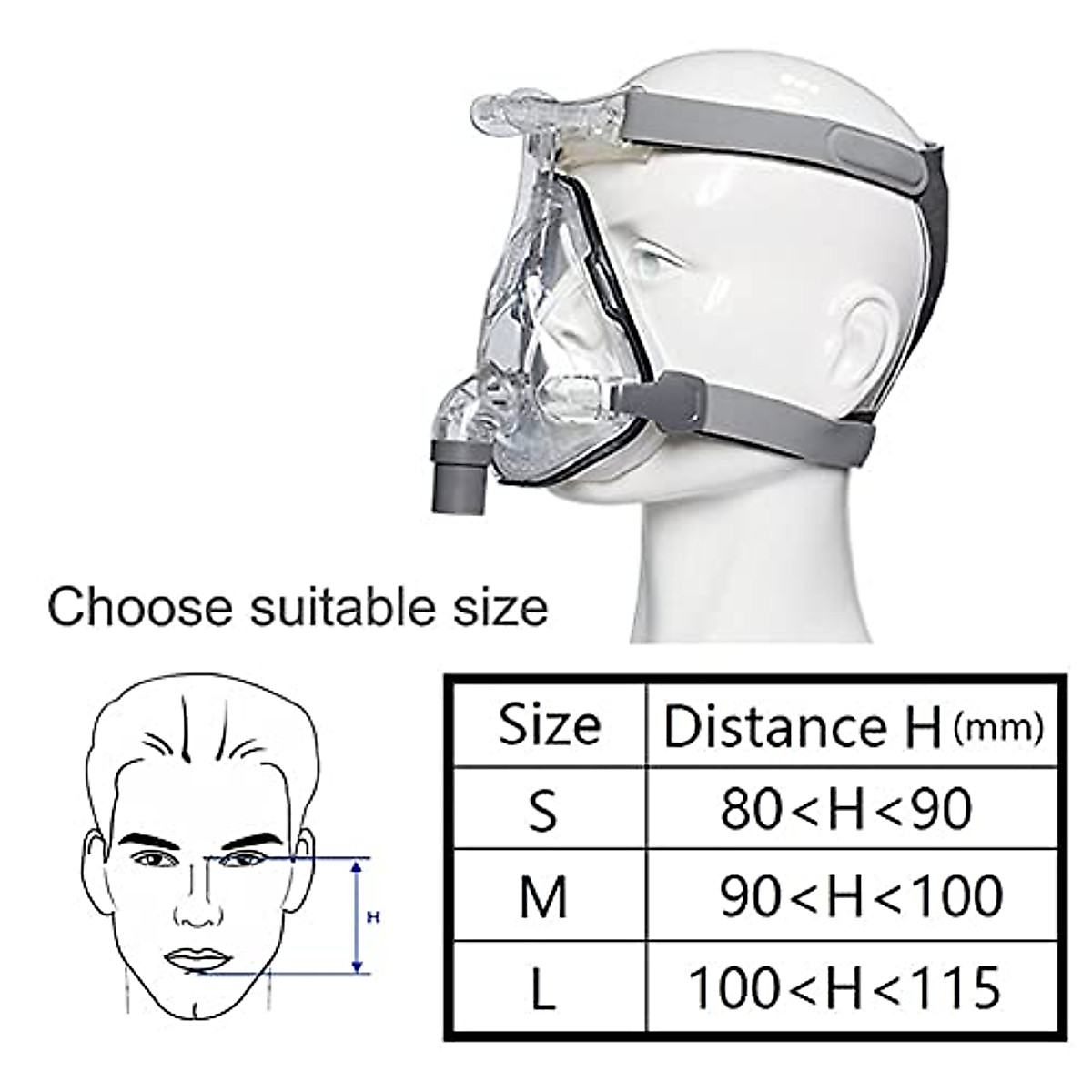 CPAP Masks Full Face Size Medium Nasal CPAP MASK