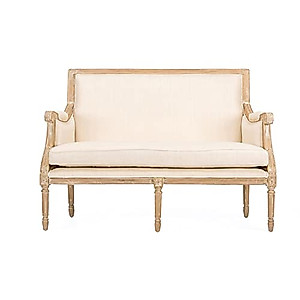 Baxton Studio ASS501Mi CG4 Love Seats, Light Beige