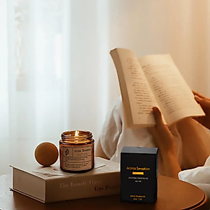 ARCASA Scented Candles, Lavender Candles for Home, Organic Candles Non Toxic, Soy Candles, Canned Candles for Home Scented, Fall Scented Candles, Stress Relief, Meditation, Yoga (Lavender 7oz)