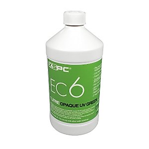XSPC EC6 High Performance Premix PC Coolant, Opaque, 1000 mL, UV Green