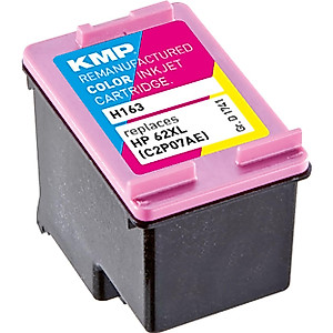 KMP H163 Ink Cartridge Remanufactured for HP 62XL Magenta Cyan Yellow for HP OfficeJet 5740/5700 Series Envy e-All-in-One 5540/5600 Series etc.