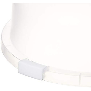 G & S Metal Products Company ProBake Teflon Xtra Nonstick Cake and Pastry Bakeware Carrier with Cover and Handles, 12'', White