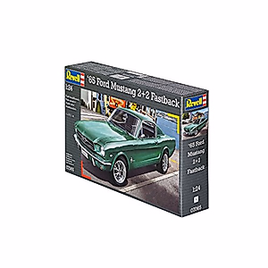 Revell Germany 1965 Ford Mustang 2+2 Fastback Plastic Model Kit (1/25 Scale)