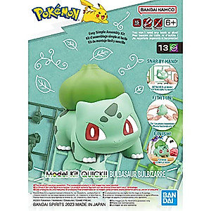 Bandai Hobby Pokemon Model Kit Quick!! 13 Bulbasaur