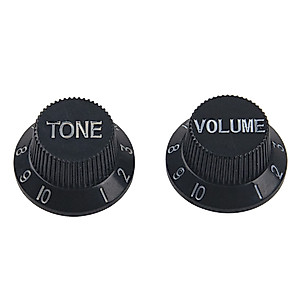 1Set Yootones Guitar Wiring Harness Set,Prewired 500K Pots 3 Way Switch Wiring Harness Kit with 6.35 Output/Black Knobs Compatible with Electric Guitar