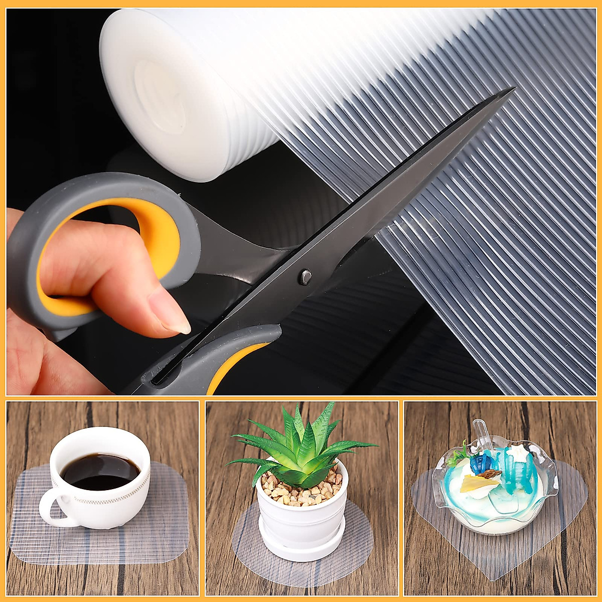 2 Rolls Non-Slip Shelf Liner Non Adhesive Cabinet Liners 18 Inch x 16.4 ft EVA Kitchen Liner Drawers Shelf Liner Washable Oil-Proof for Kitchen Cabinet, Shelves, Refrigerator, Storage, Desks