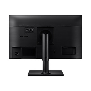 SAMSUNG FT45 Series 24-Inch FHD 1080p Computer Monitor, 75Hz, IPS Panel, HDMI, DisplayPort, USB Hub, Height Adjustable Stand, 3 Yr WRNTY (LF24T454FQNXGO),Black