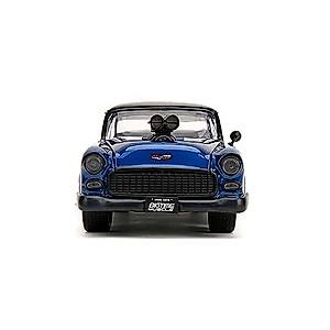 Big Time Muscle 1:24 1955 Chevy Bel-Air Die-Cast Car, Toys for Kids and Adults(Blue/Black)