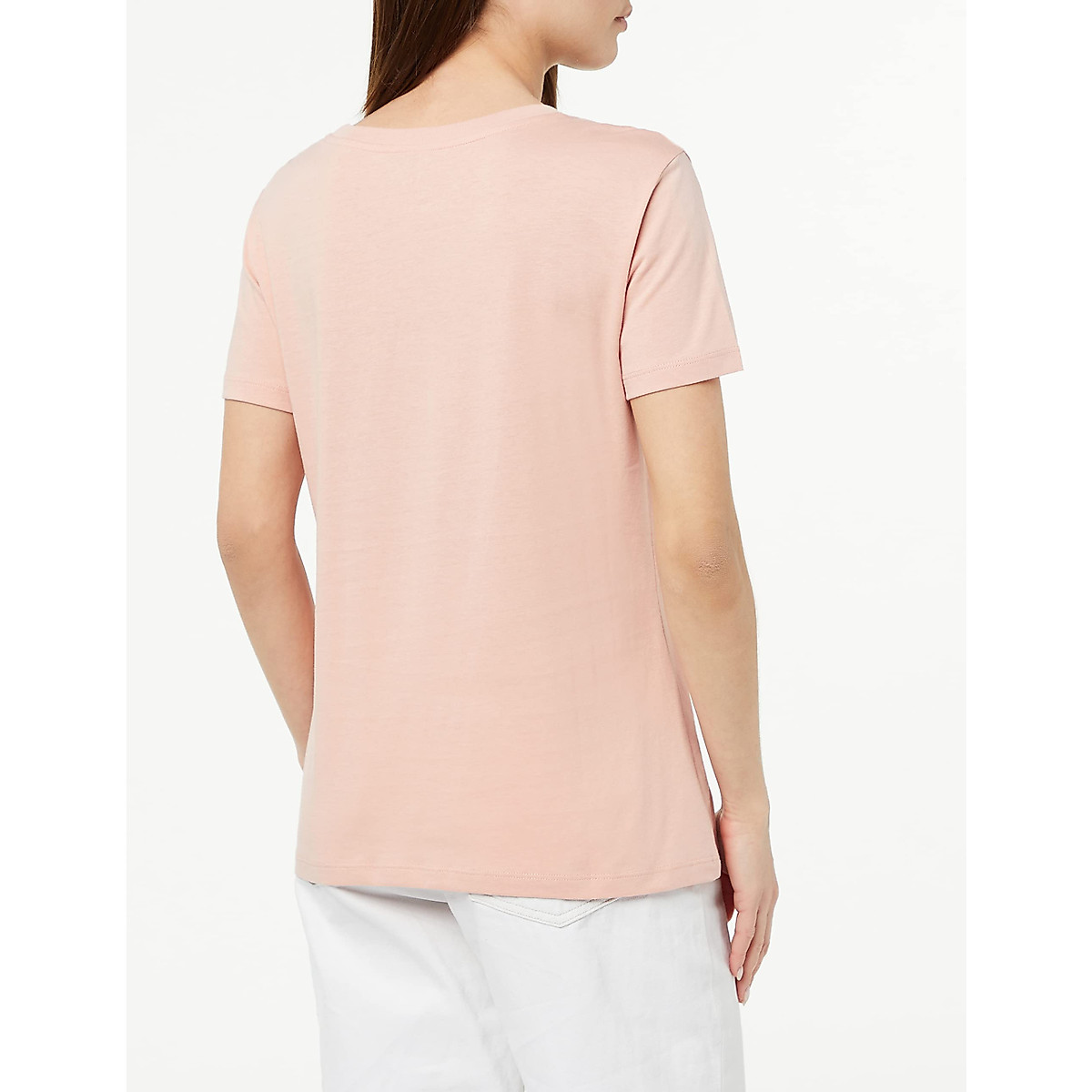 A｜X ARMANI EXCHANGE Women's Crew Neck Reg Fit Secret Garden Logo T-Shirt, Lady, Extra Small