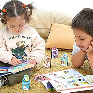 MWOOT 30Pcs Dessert Magnetic Bookmarks for Kids, Cute Magnet Book Markers Kit for Book Lovers, Creative Animal Magnetic Page Clips Accessories for Girls Boys Students Reading Lovers(15 Styles,4.5x3CM)