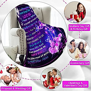 ALBRINT Daughter Gift from Mom, Gifts for Daughter, to My Daughter Blanket, Best Daughter Gifts from Mom,for My Daughter Blanket 60"x50"