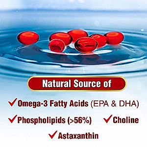 LABO Nutrition Perfect Krill EX, The Purest Ultra Strength Antarctic Krill Oil, Highest Phospholipids (>56%) with Choline & Astaxanthin, Omega 3, Heart & Joint Support, 100% Made In USA, 2x 60softgels