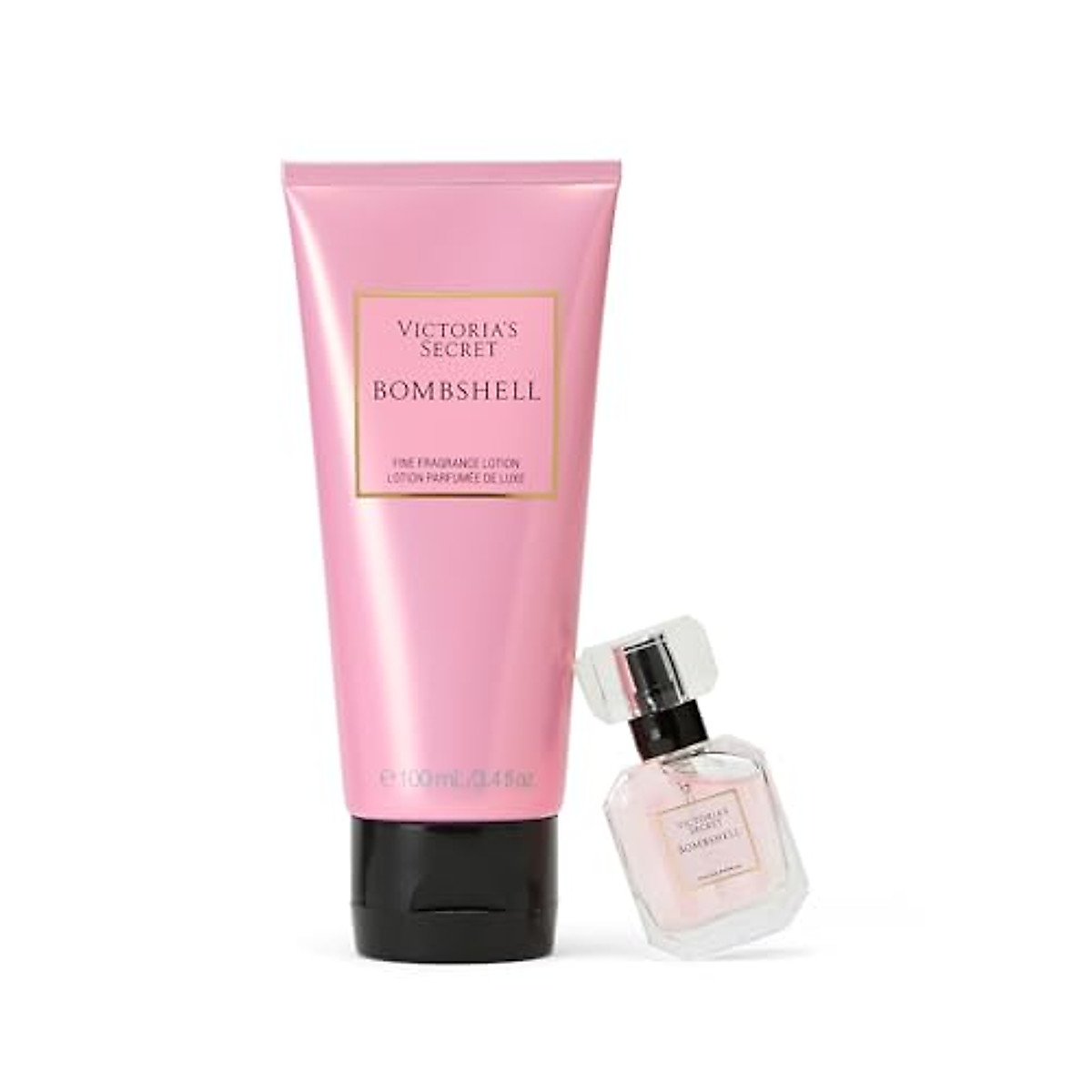 Victoria's Secret Bombshell Mini Fragrance Duo Gift Set: Mini Eau de Parfum & Travel Lotion